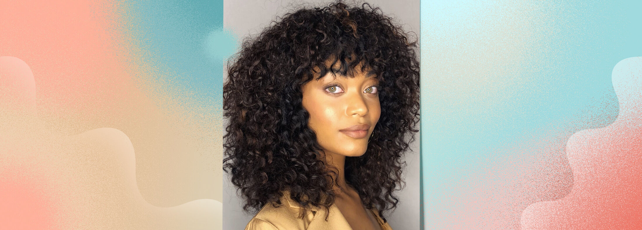 Curly Bangs: How To Style Plus 15 Easy Looks To Try In 2024 | Hair.com ...