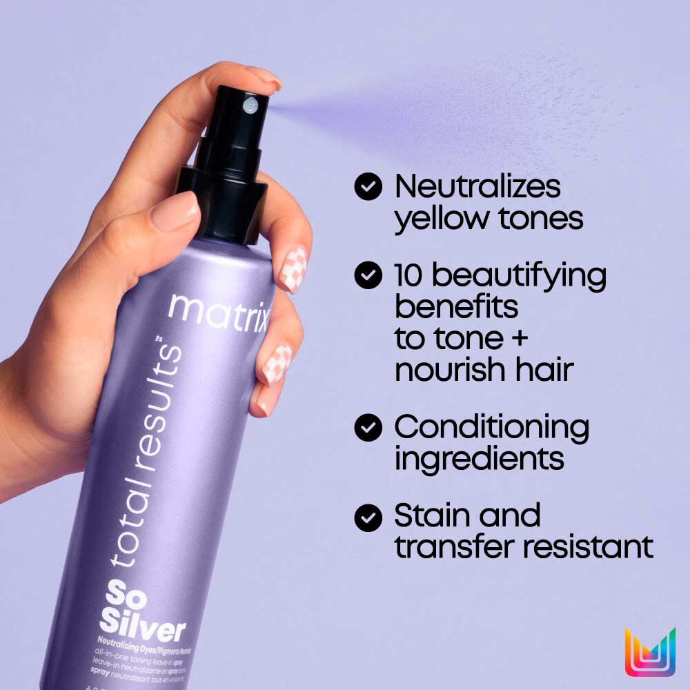 Matrix So Silver All-In-One Toning Leave-In Spray | Hair.com