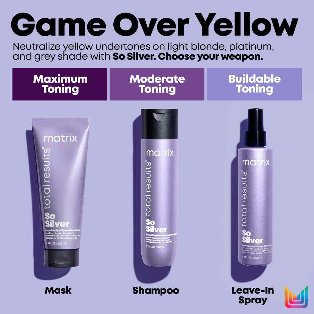 Matrix So Silver All-In-One Toning Leave-In Spray | Hair.com
