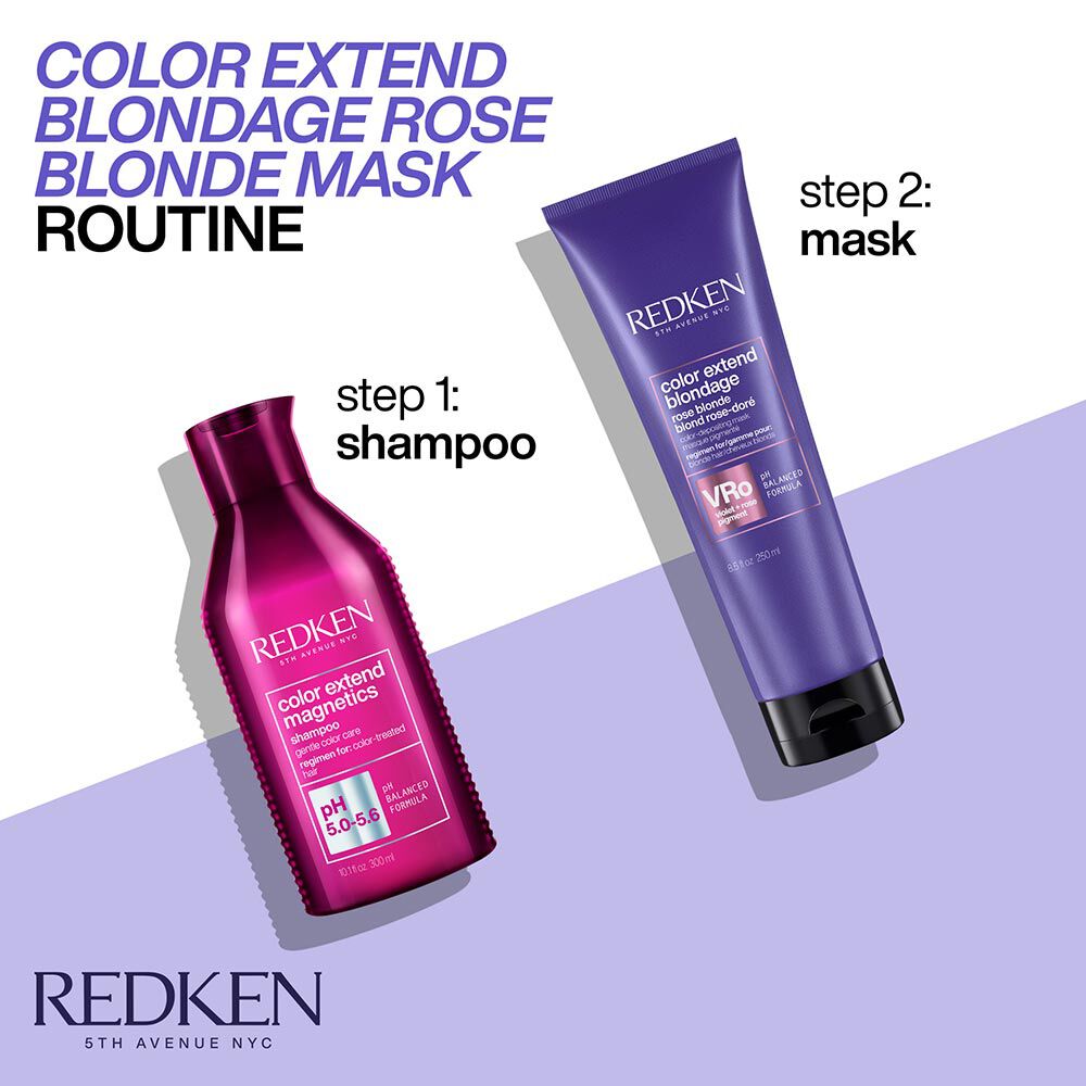 Redken Color Extend Blondage Color Depositing Rose Blonde Mask