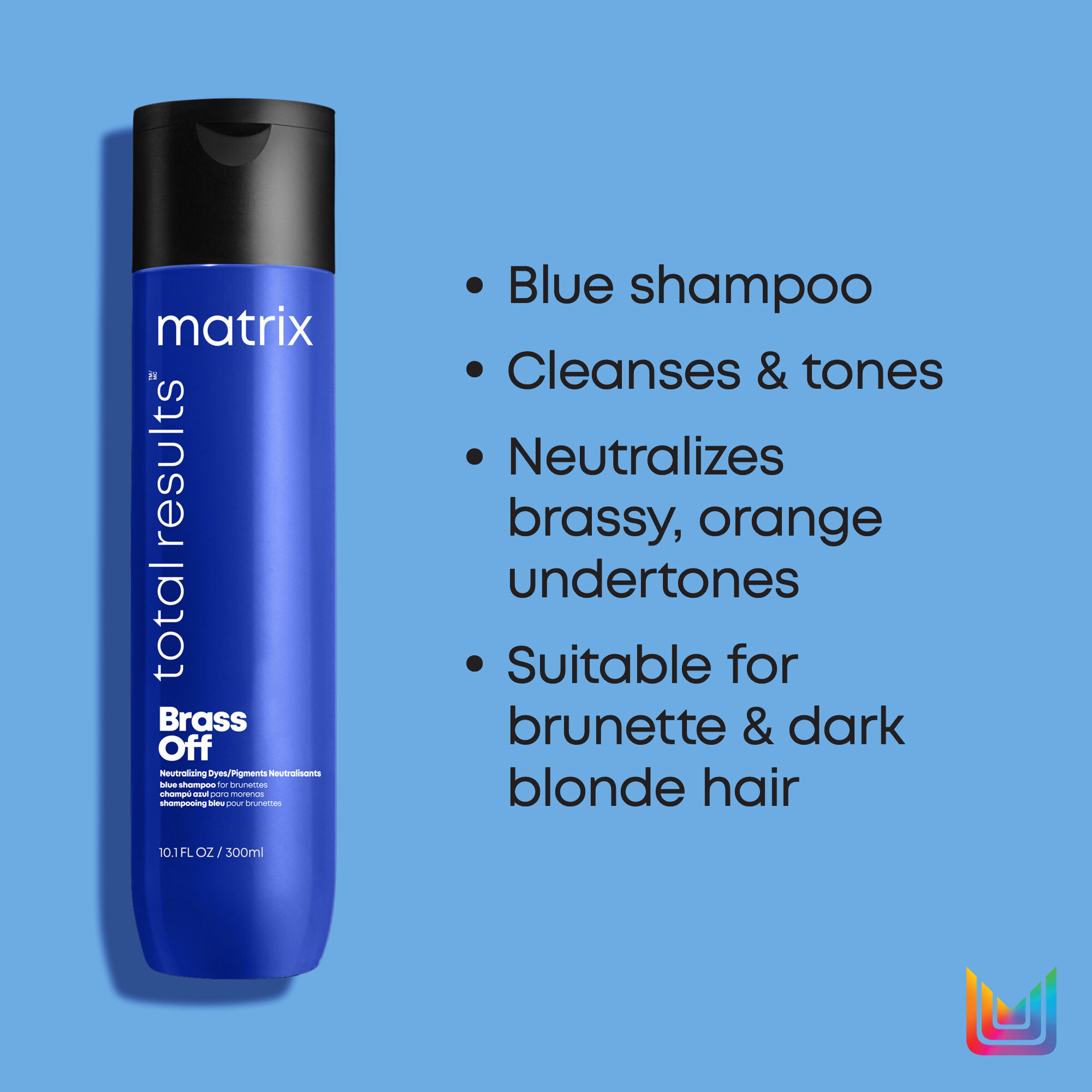 Matrix Brass Off Blue Shampoo for Color-Treated Hair | Hair.com