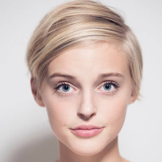 pixie cut side part