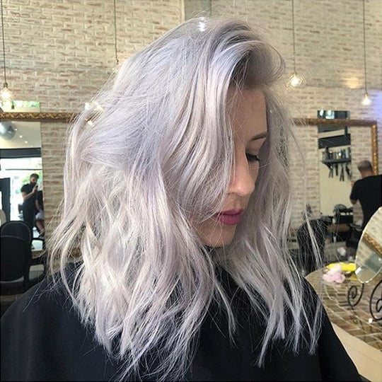 titanium hair color